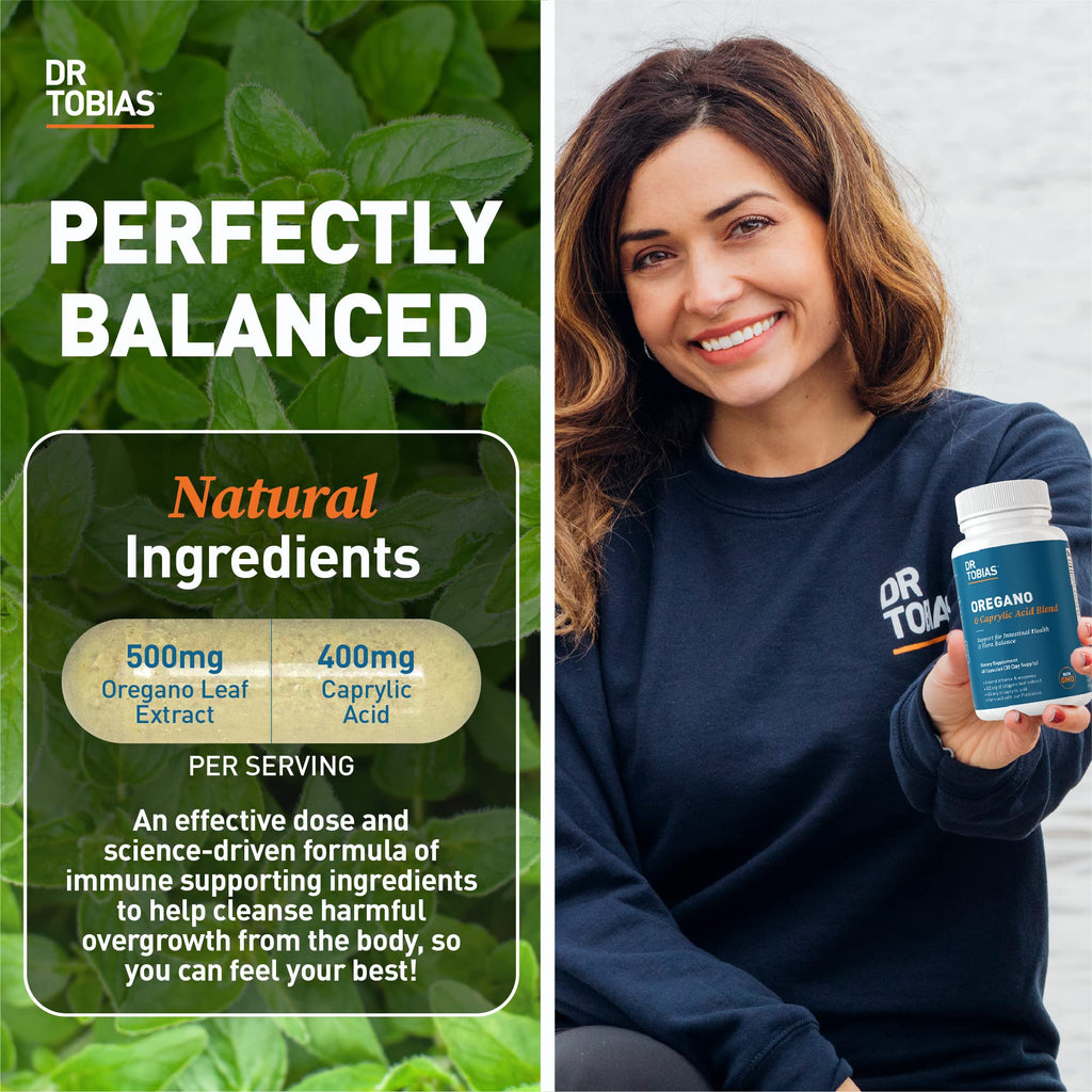 Caprylic acid for gut flora
