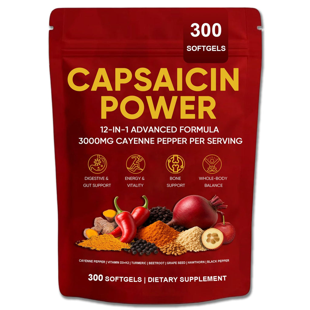 Capsaicin Power cayenne pepper capsules
