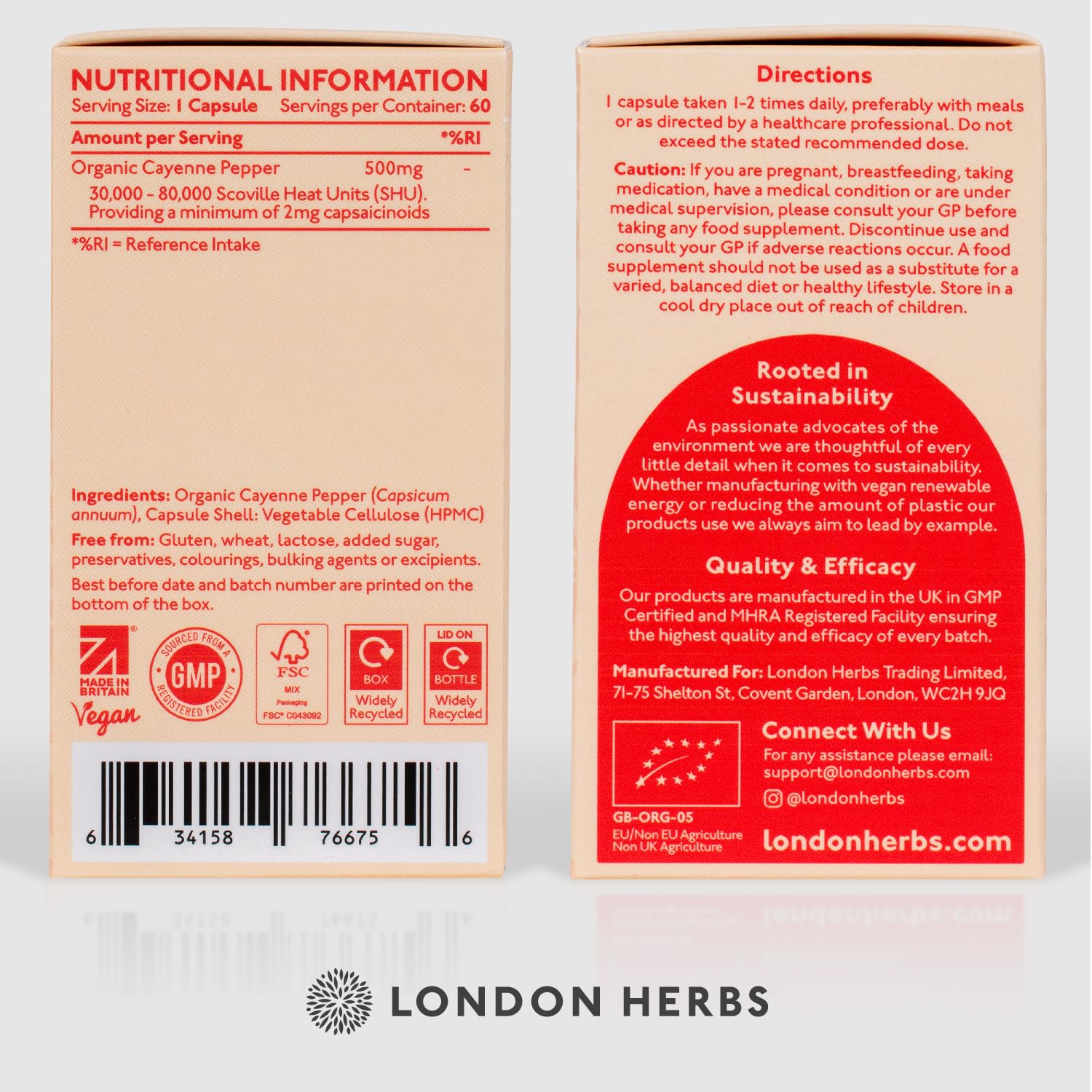 capsaicin-rich cayenne pepper capsules