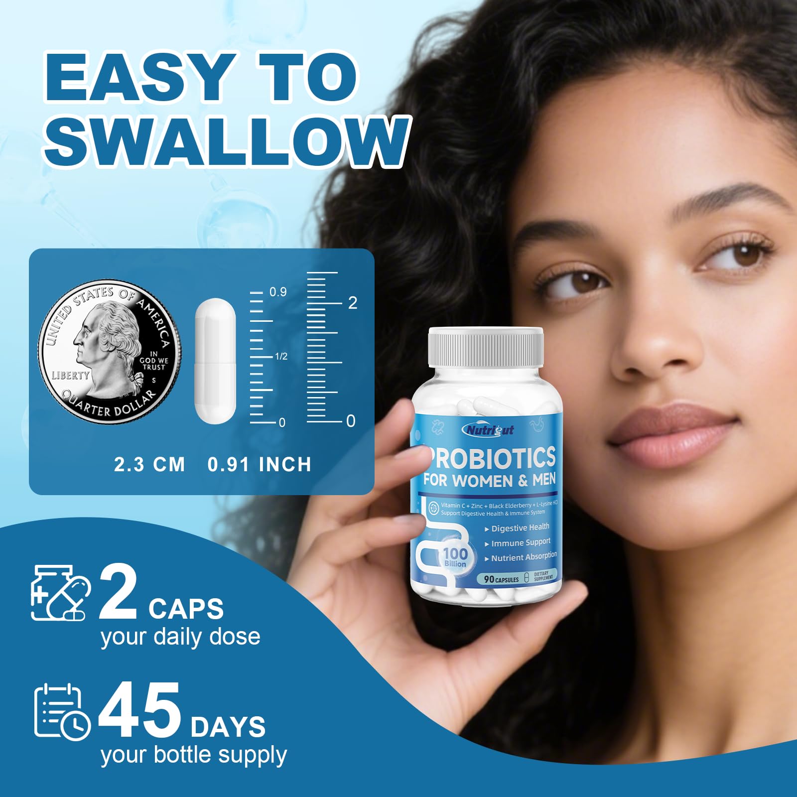 capsules for easy probiotic intake