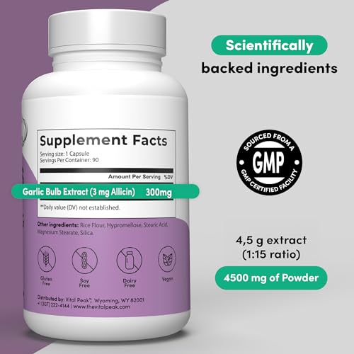 capsules for enhanced garlic health benefits