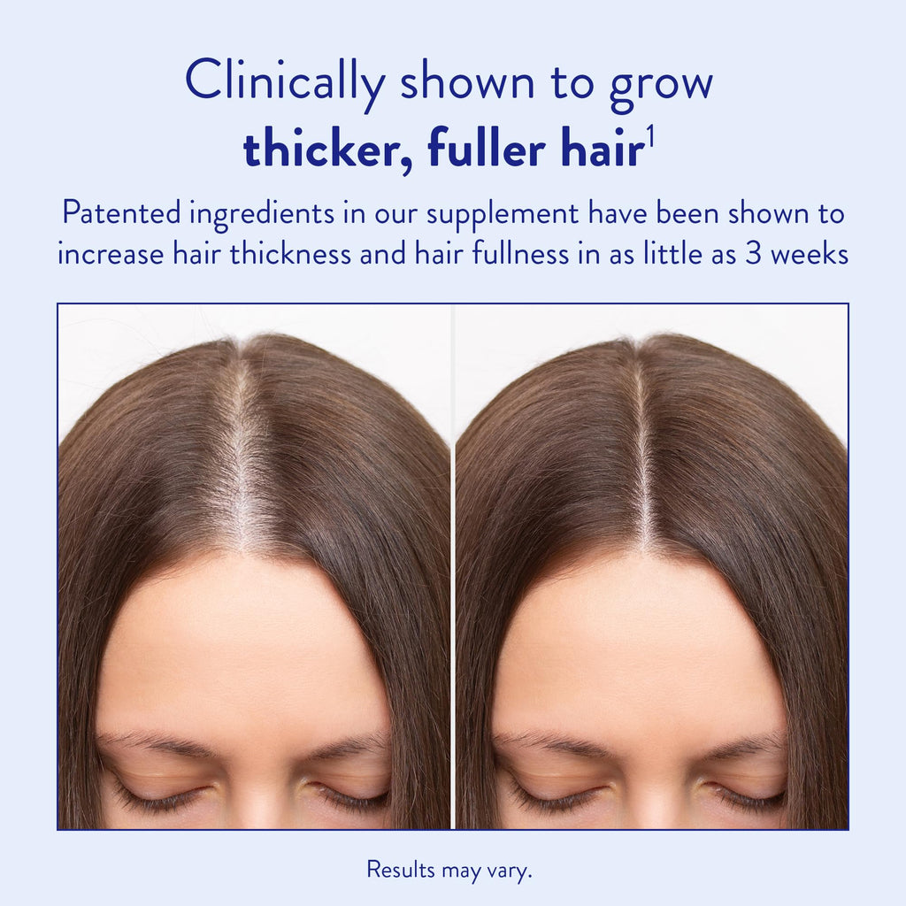 Capsules for enhanced hair thickness