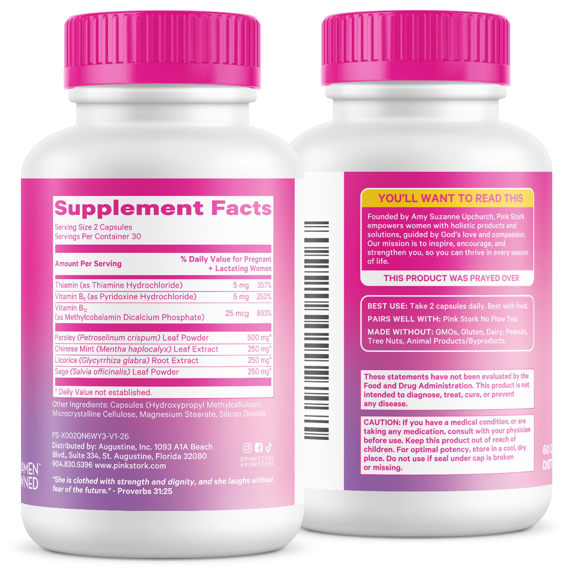 Capsules for healthy milk transition