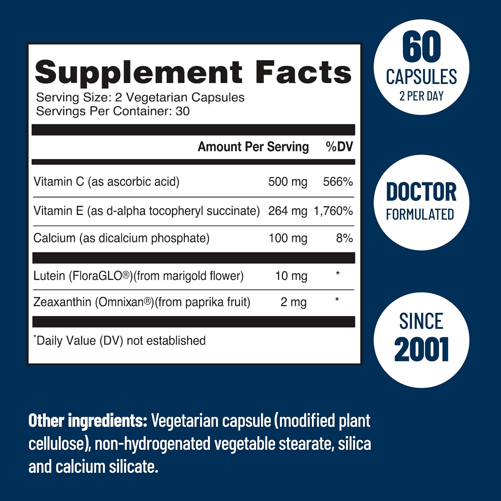 Capsules for healthy vision