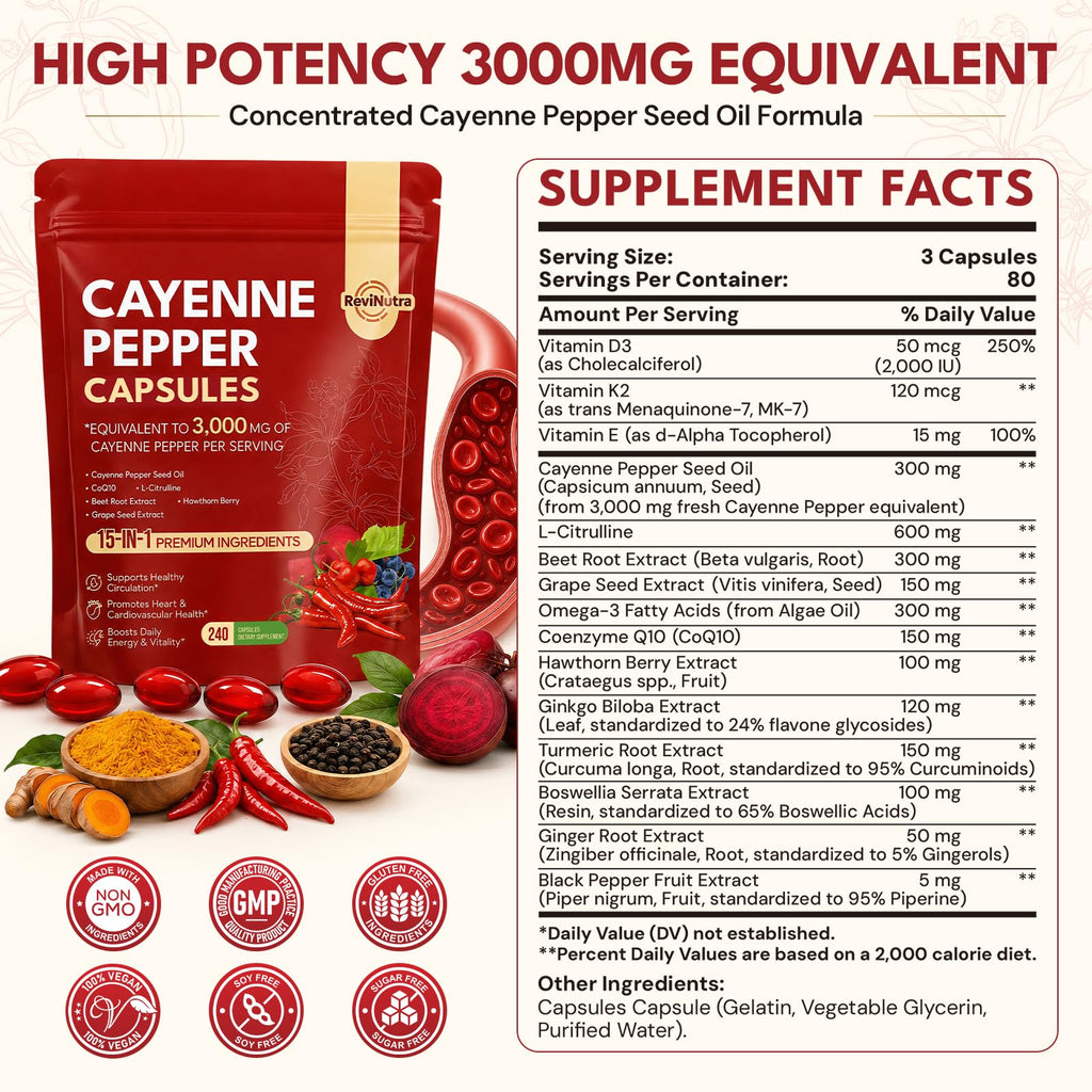 Capsules for heart health support