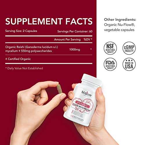 capsules for heart health with reishi mushrooms