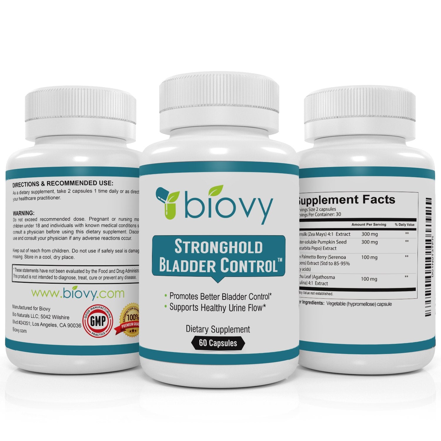 capsules for improved bladder function