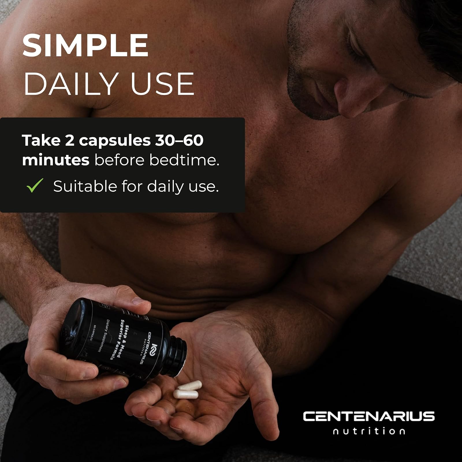 Capsules for improved sleep quality
