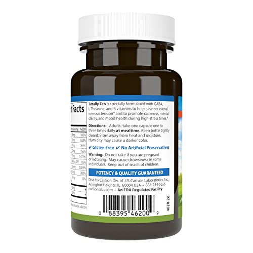 Capsules for stress relief and focus