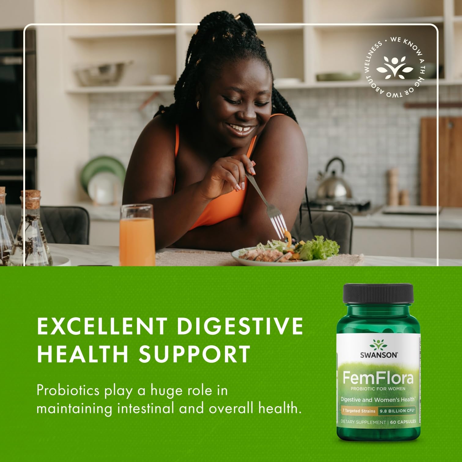 capsules for women's gut support