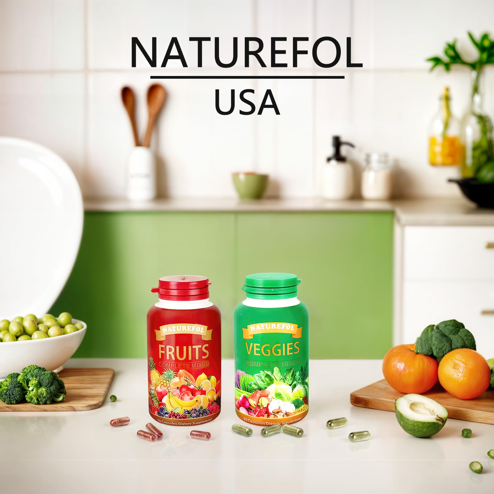 capsules packed with essential vitamins and minerals