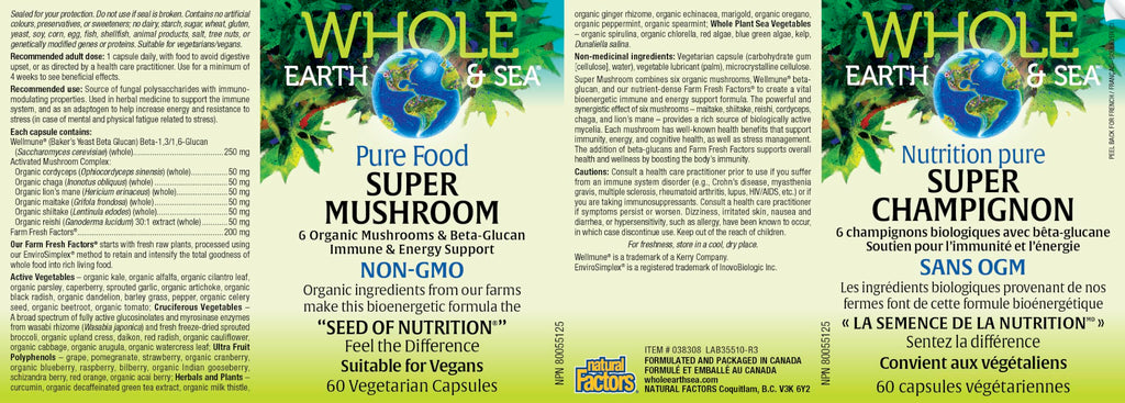 capsules packed with mushroom nutrients