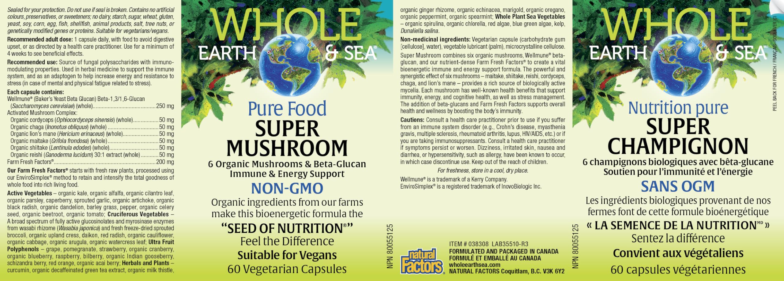 capsules packed with mushroom nutrients