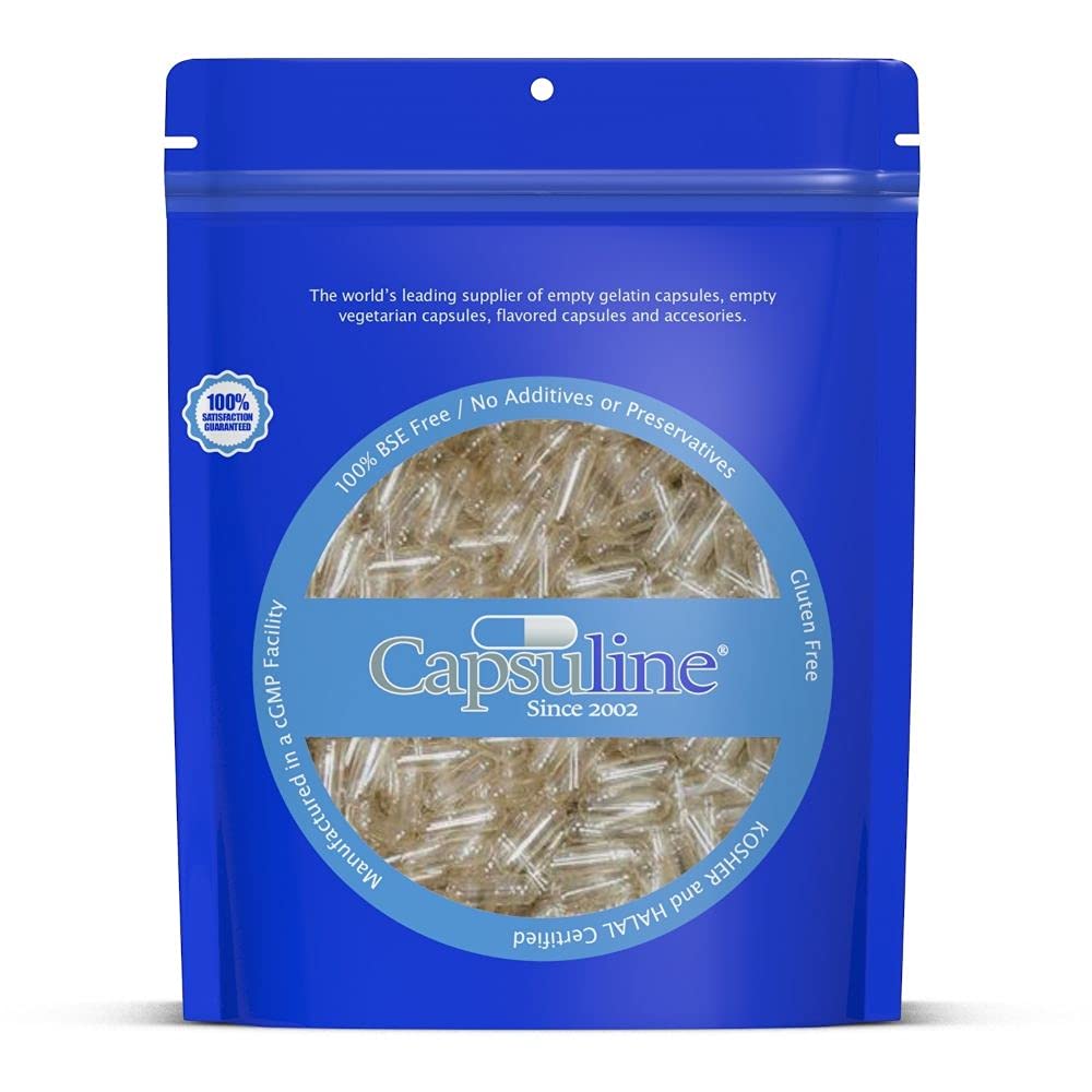Capsuline size 000 clear capsules