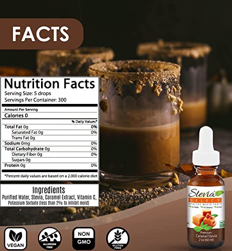 caramel flavor stevia syrup