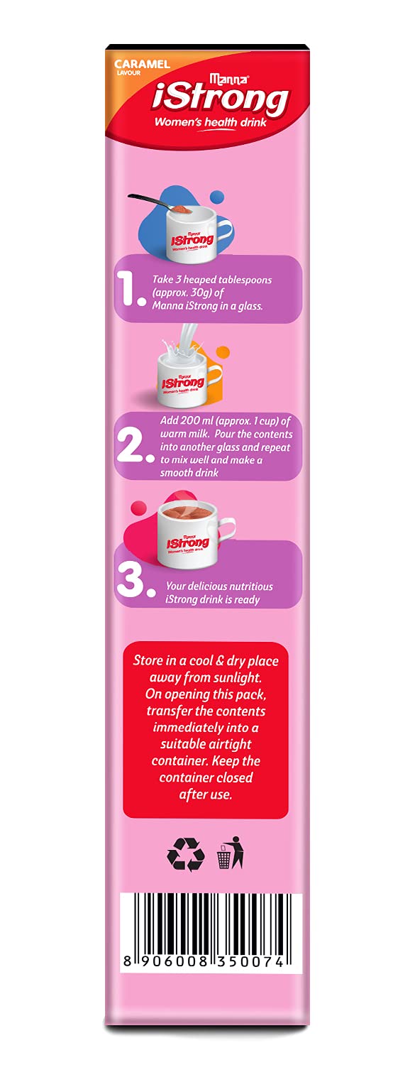 caramel flavour iron supplement