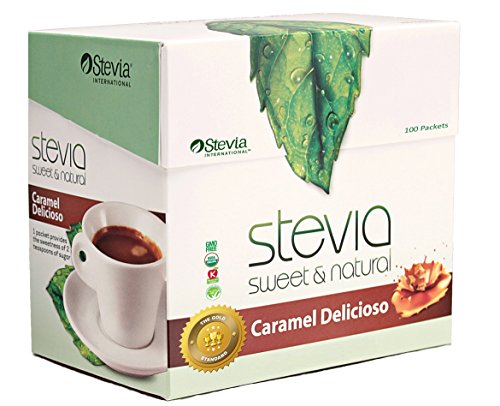 caramel flavour stevia packets for coffee