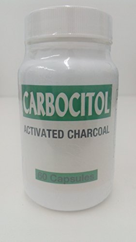 Carbocitol activated charcoal tablets for digestion