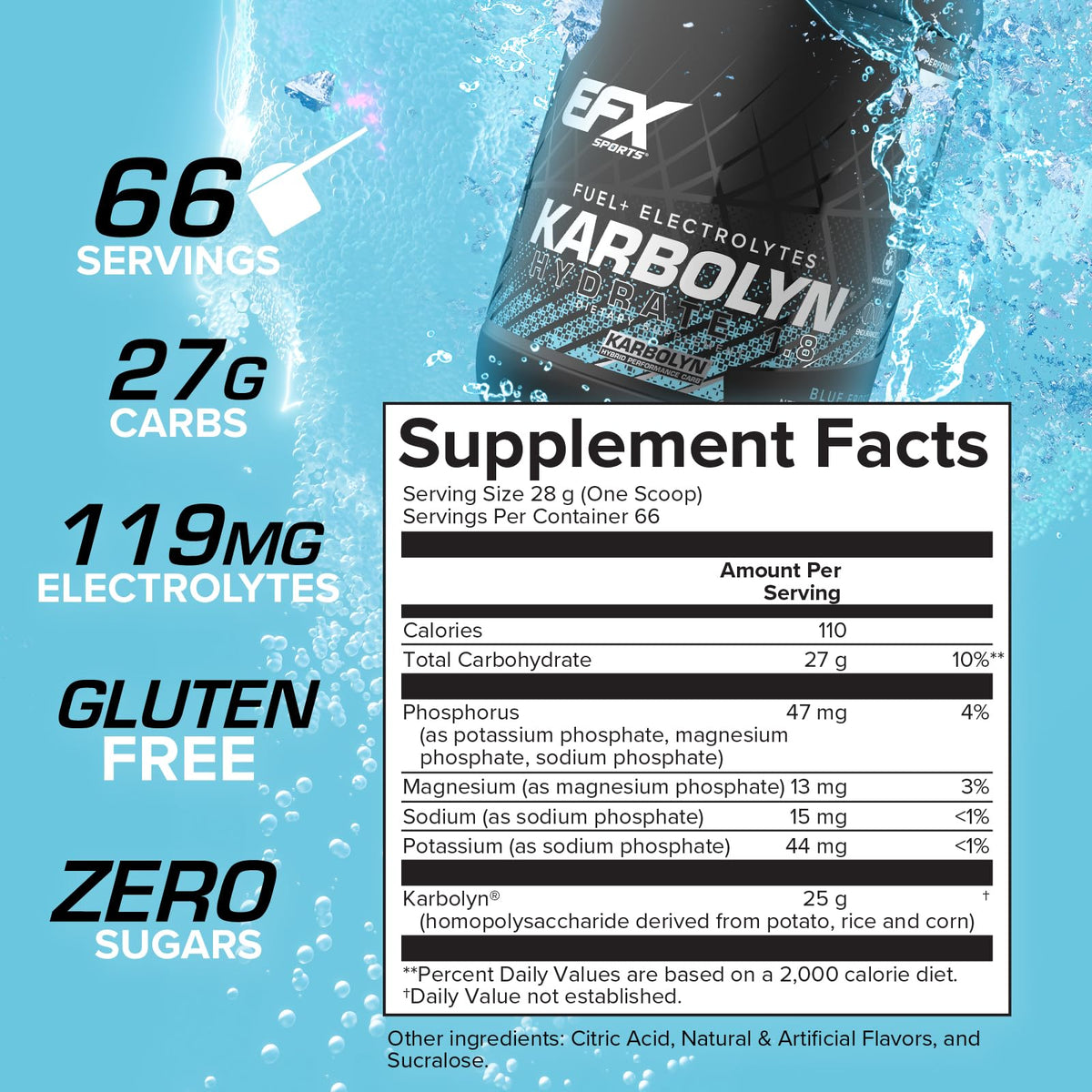 carbohydrate powder for energy