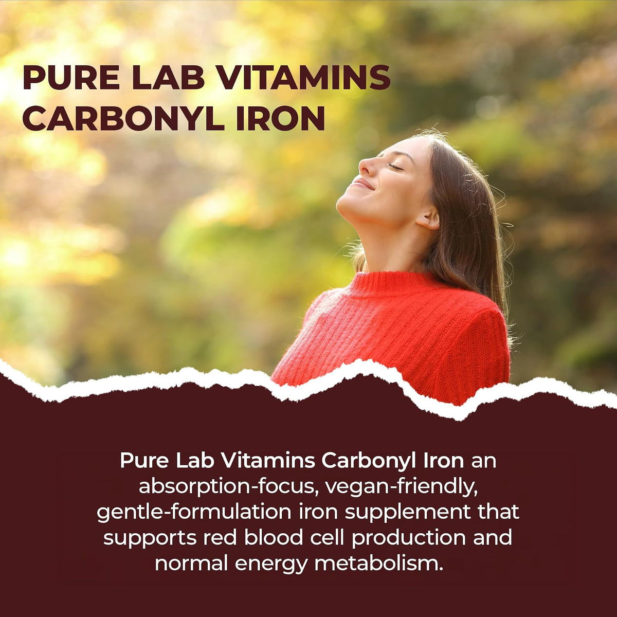 carbonyl iron for enhanced vitality