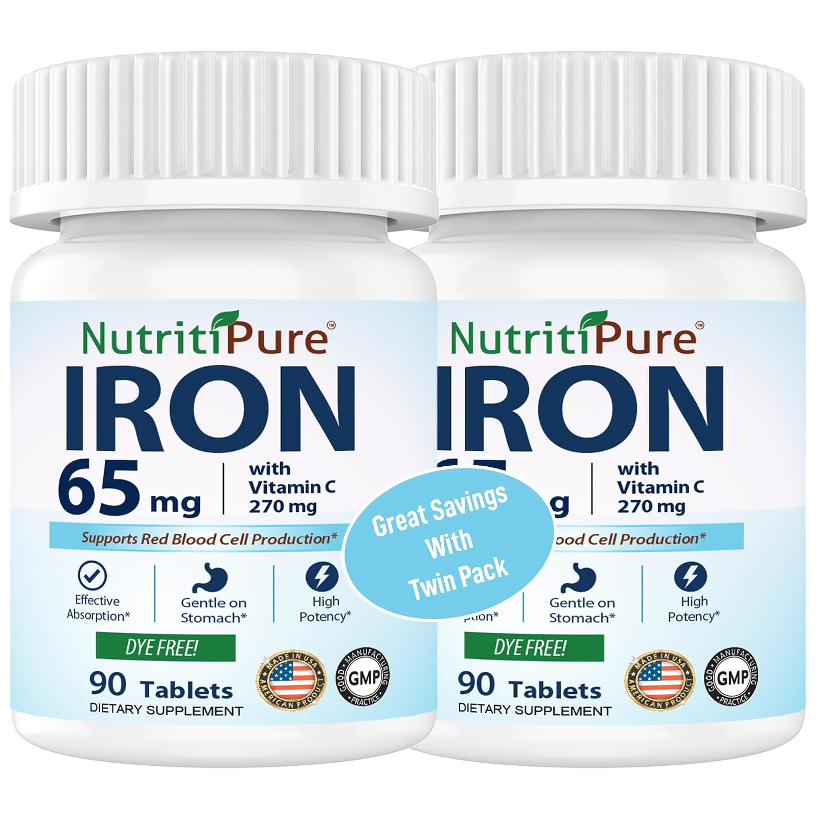 carbonyl iron supplement with vitamin C