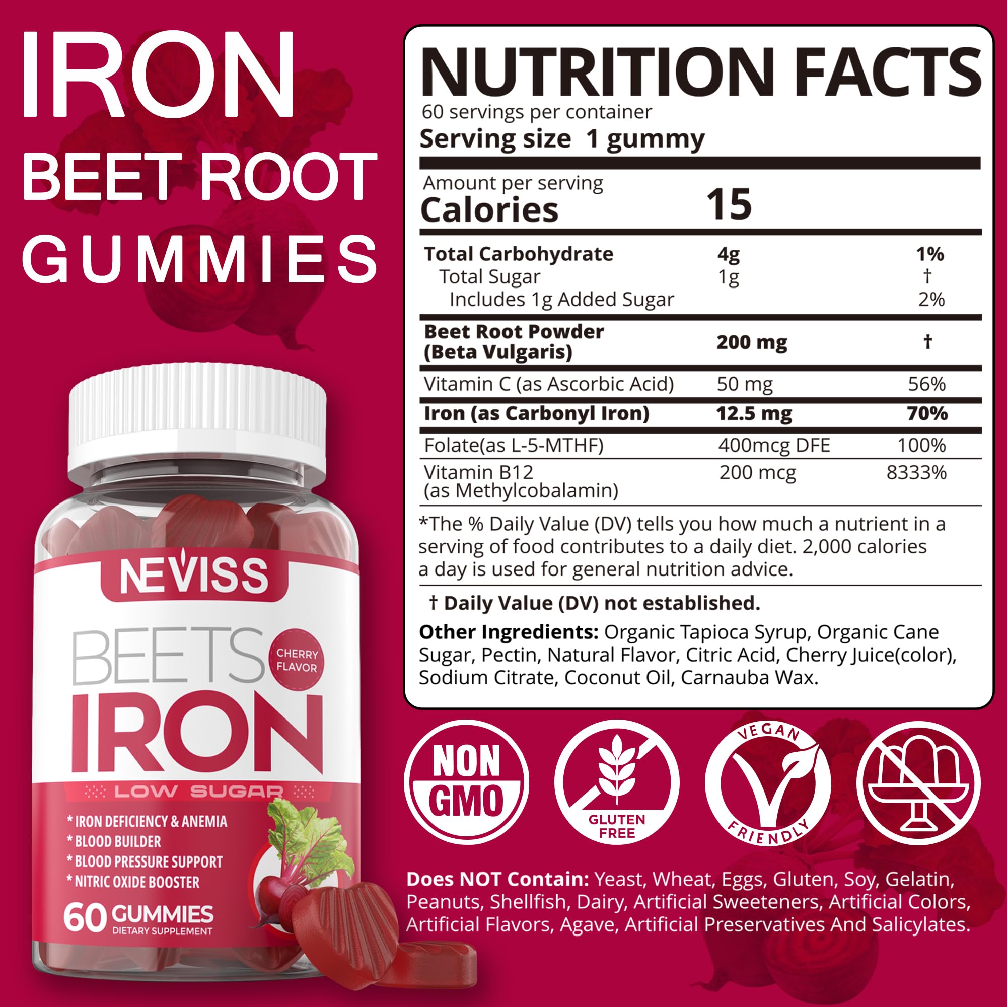 carbonyl iron with beet root