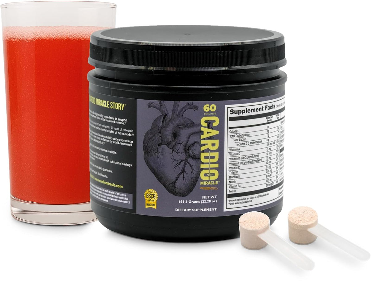 Cardio Miracle l-arginine supplement benefits