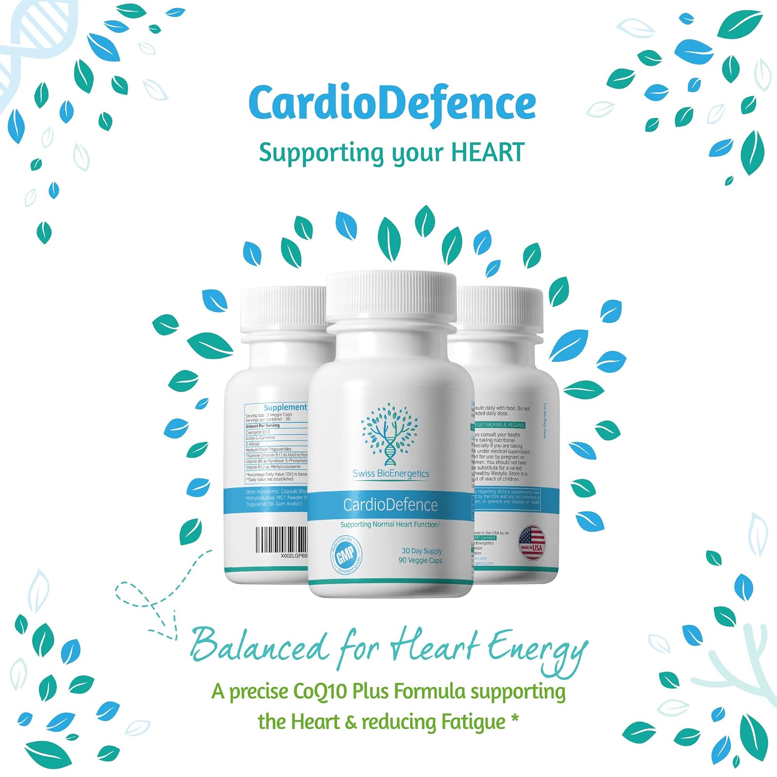 CardioDefence coq10 capsules for vitality