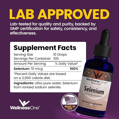 Cardiovascular benefits of selenium drops