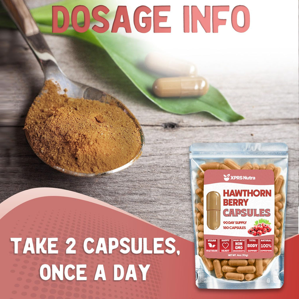 Cardiovascular support with hawthorn berry capsules