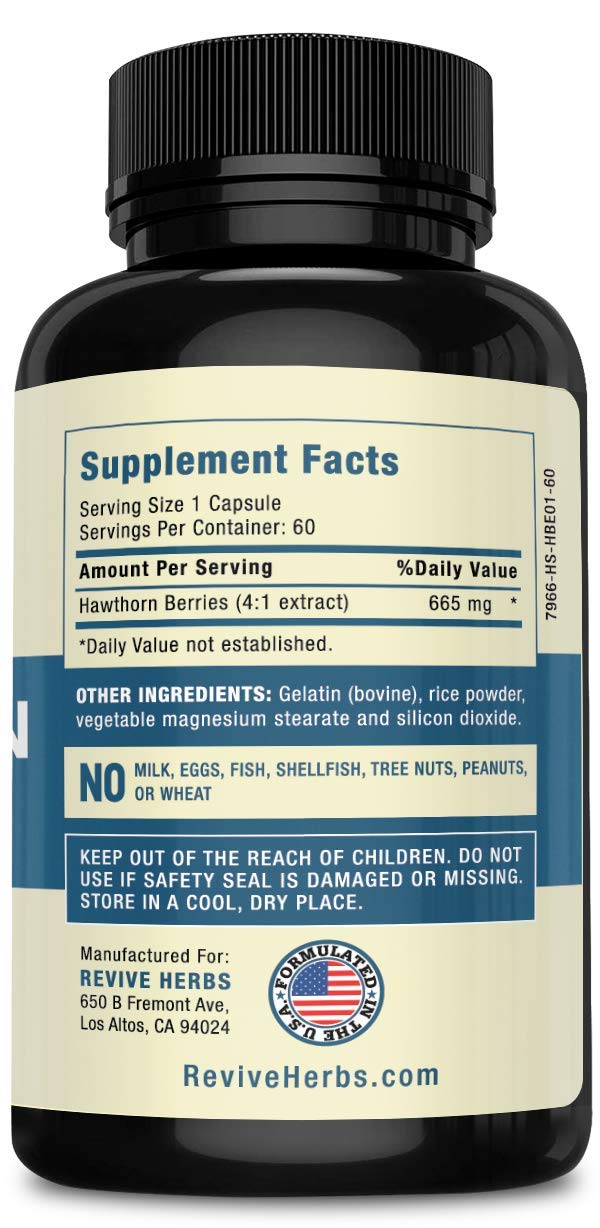 Cardiovascular support with hawthorn capsules