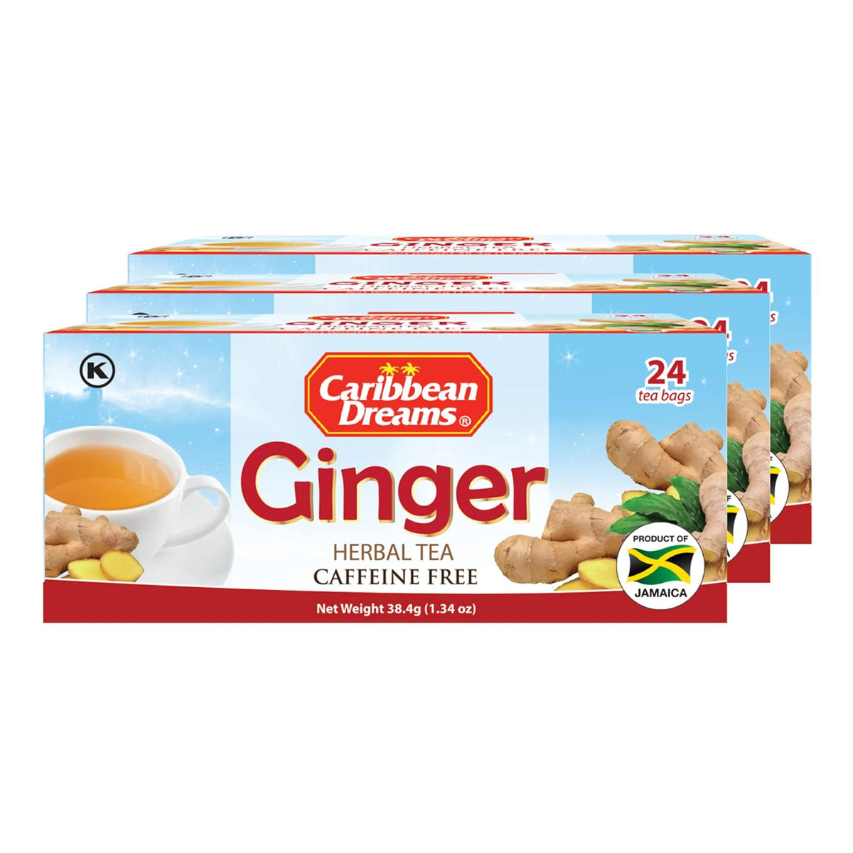 Caribbean Dreams ginger tea bags