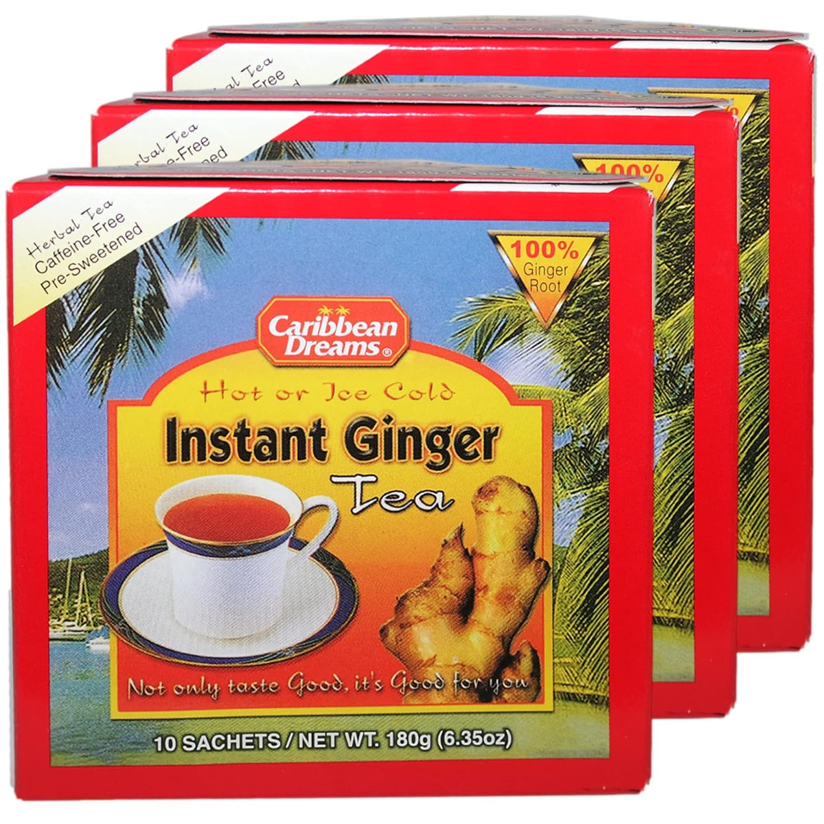 Caribbean Dreams instant ginger tea bags