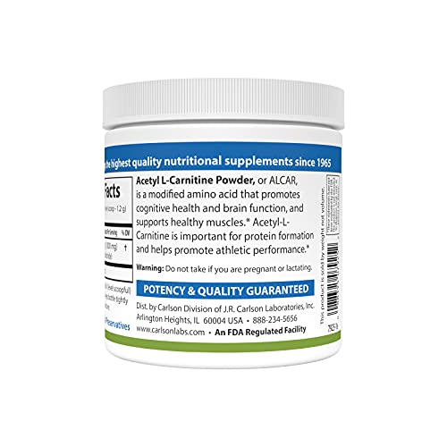 Carlson acetyl l-carnitine benefits