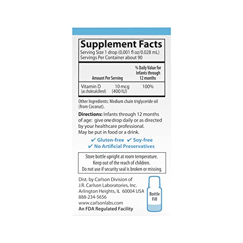 Carlson baby vitamin D3 with K2