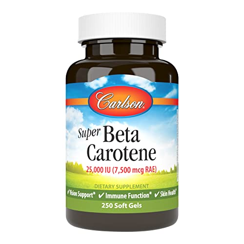 Carlson beta carotene softgels
