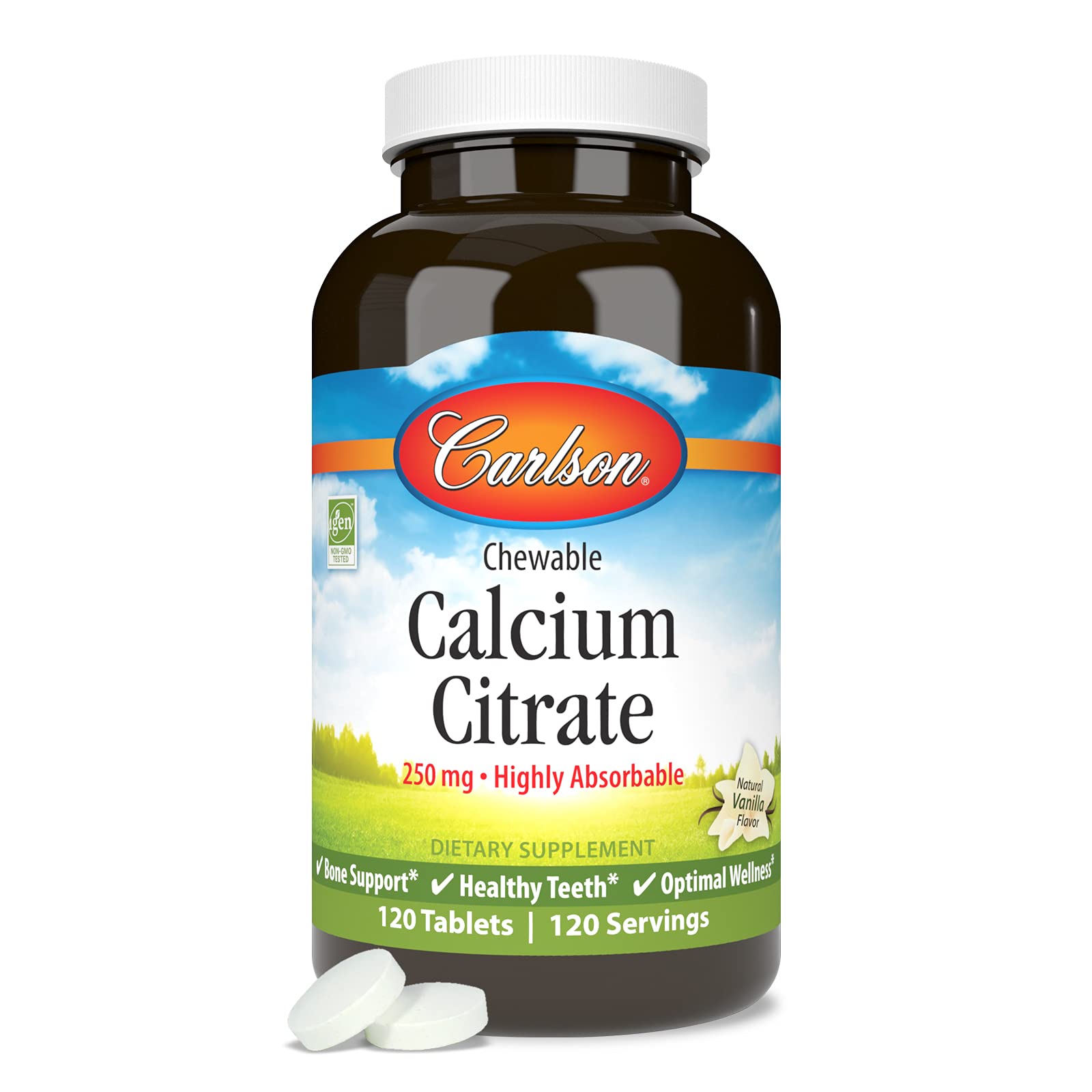 Carlson calcium citrate chewable tablets