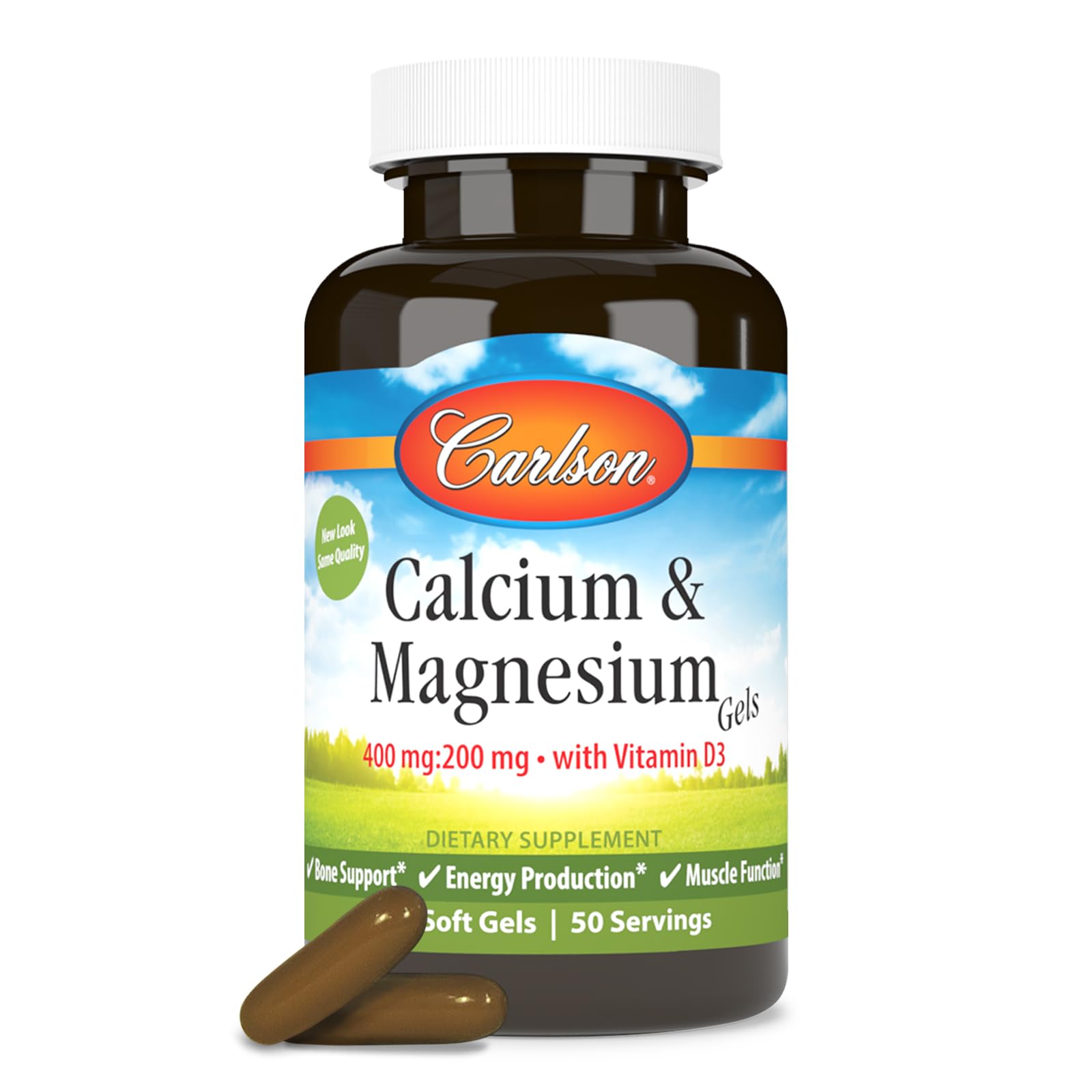 Carlson calcium magnesium softgels