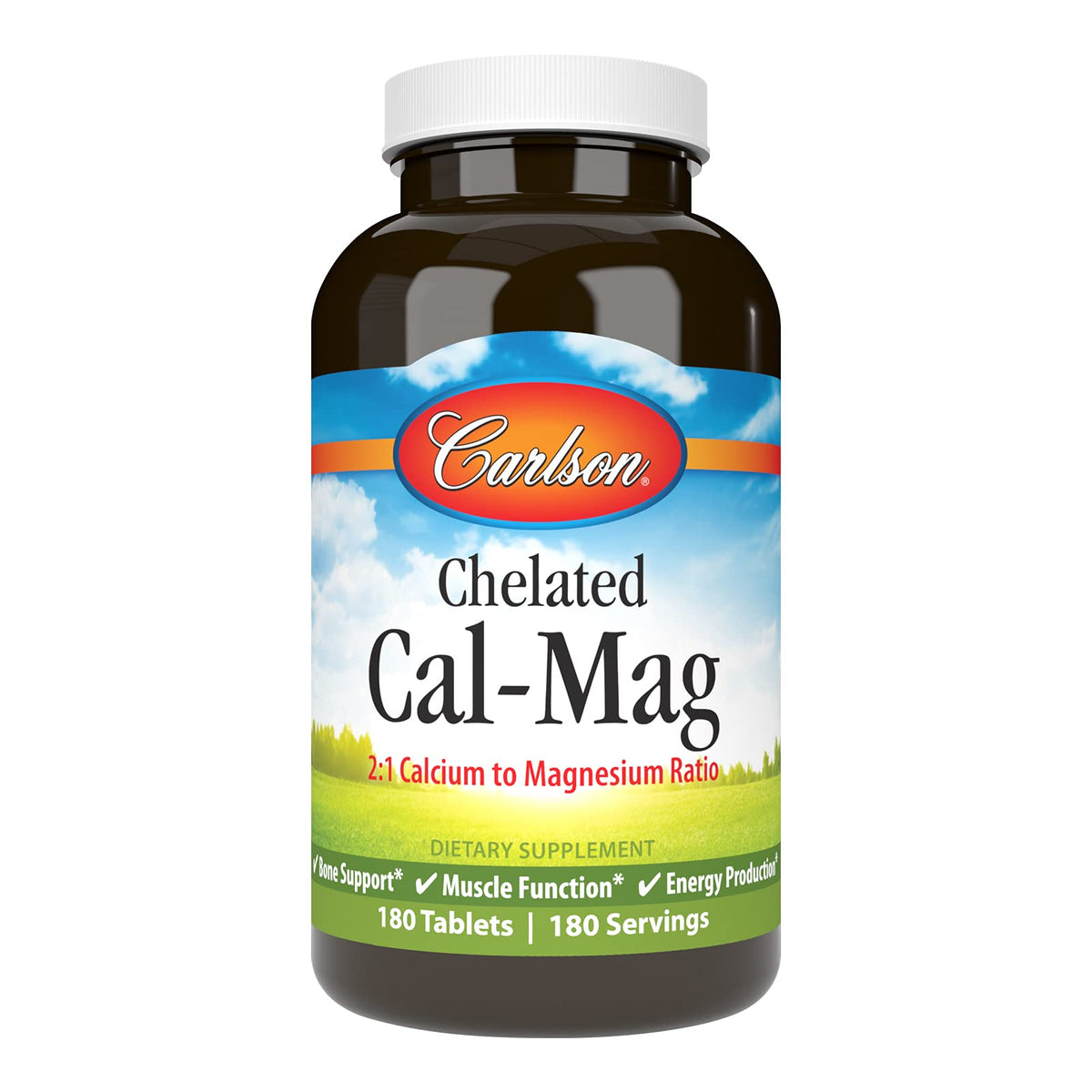 Carlson chelated cal-mag supplement tablets