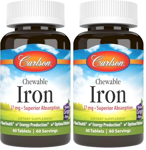 Carlson chewable iron supplement for kids