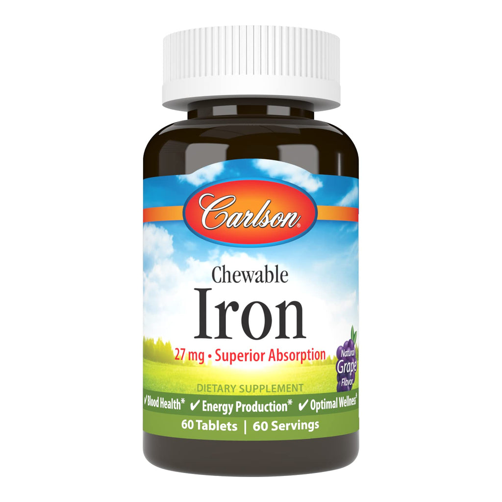 Carlson chewable iron supplement