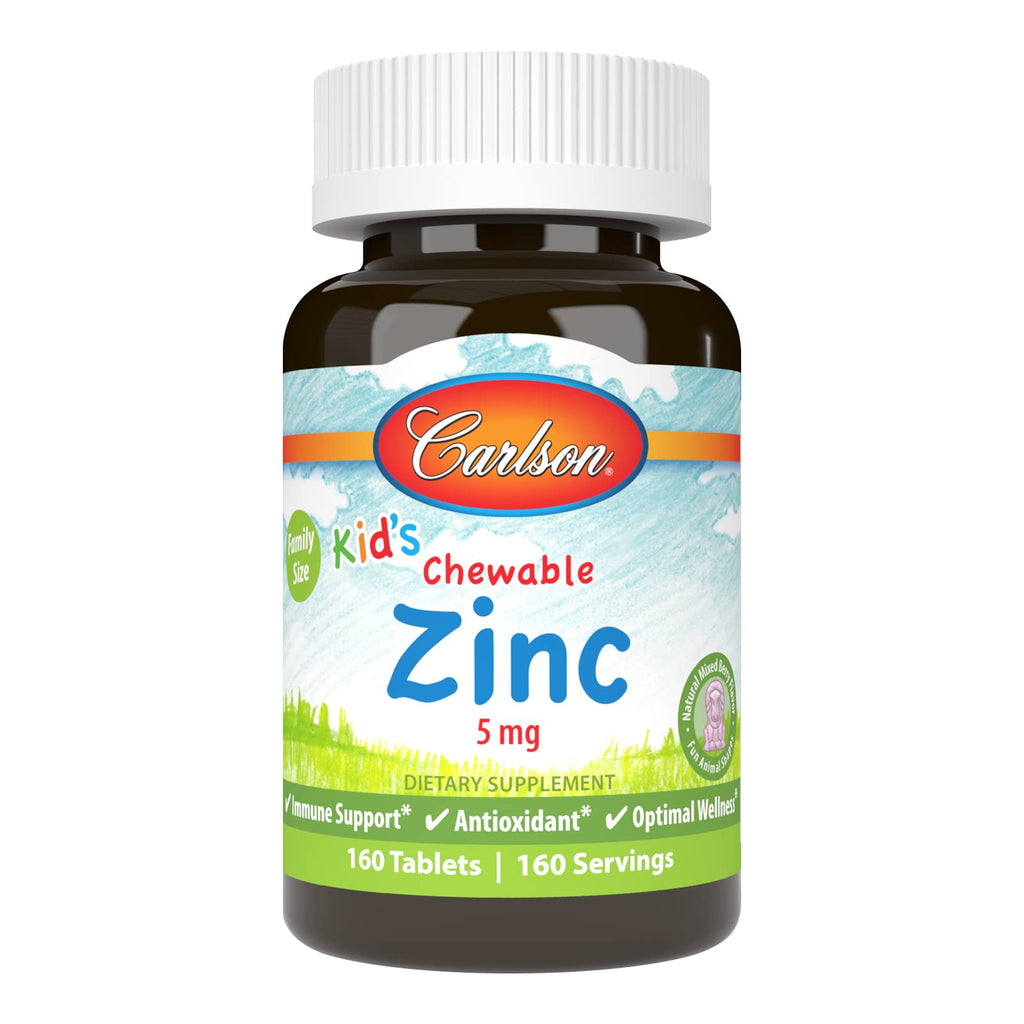 Carlson chewable zinc tablets for kids