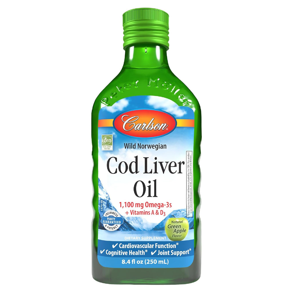 Carlson cod liver oil green apple