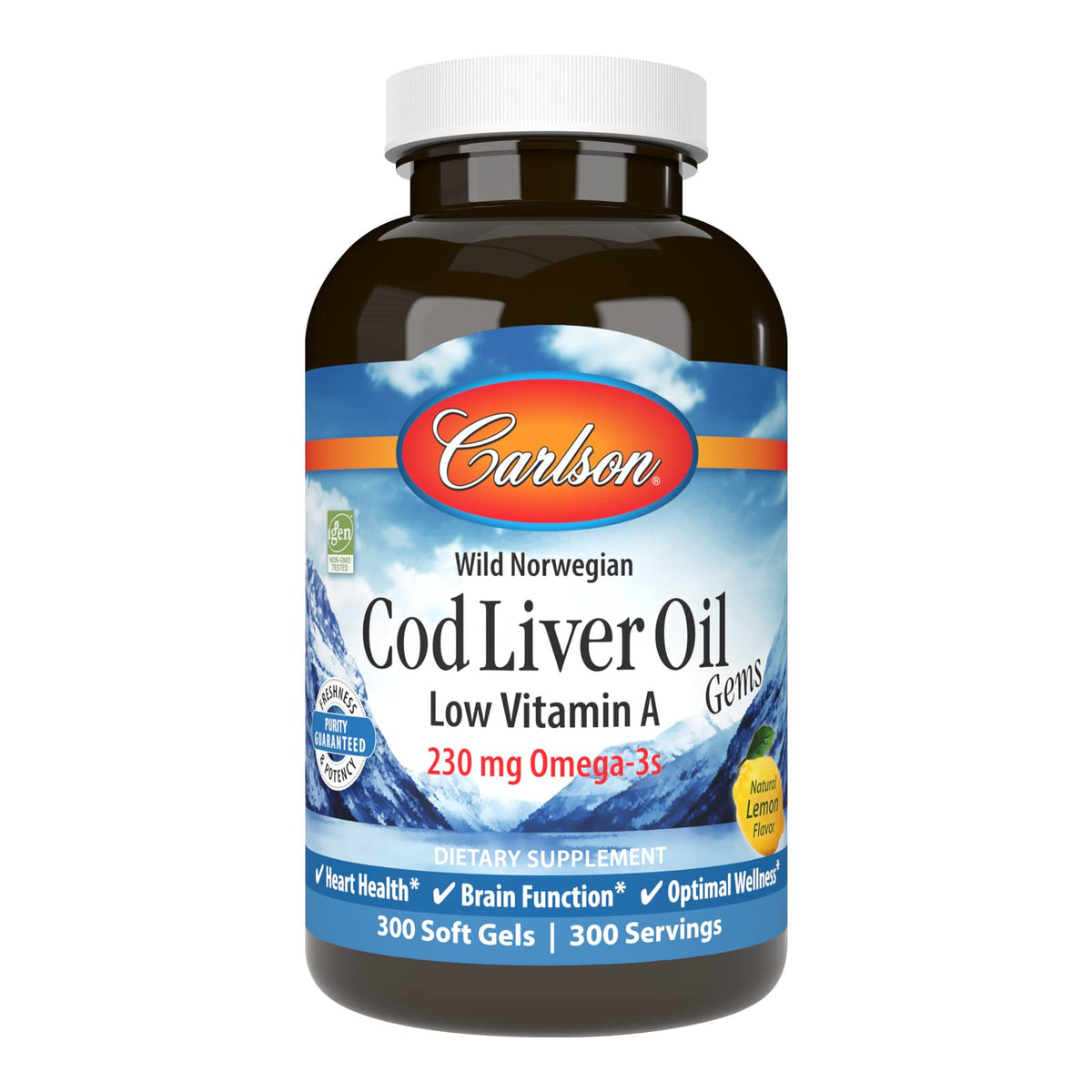 Carlson cod liver oil softgels