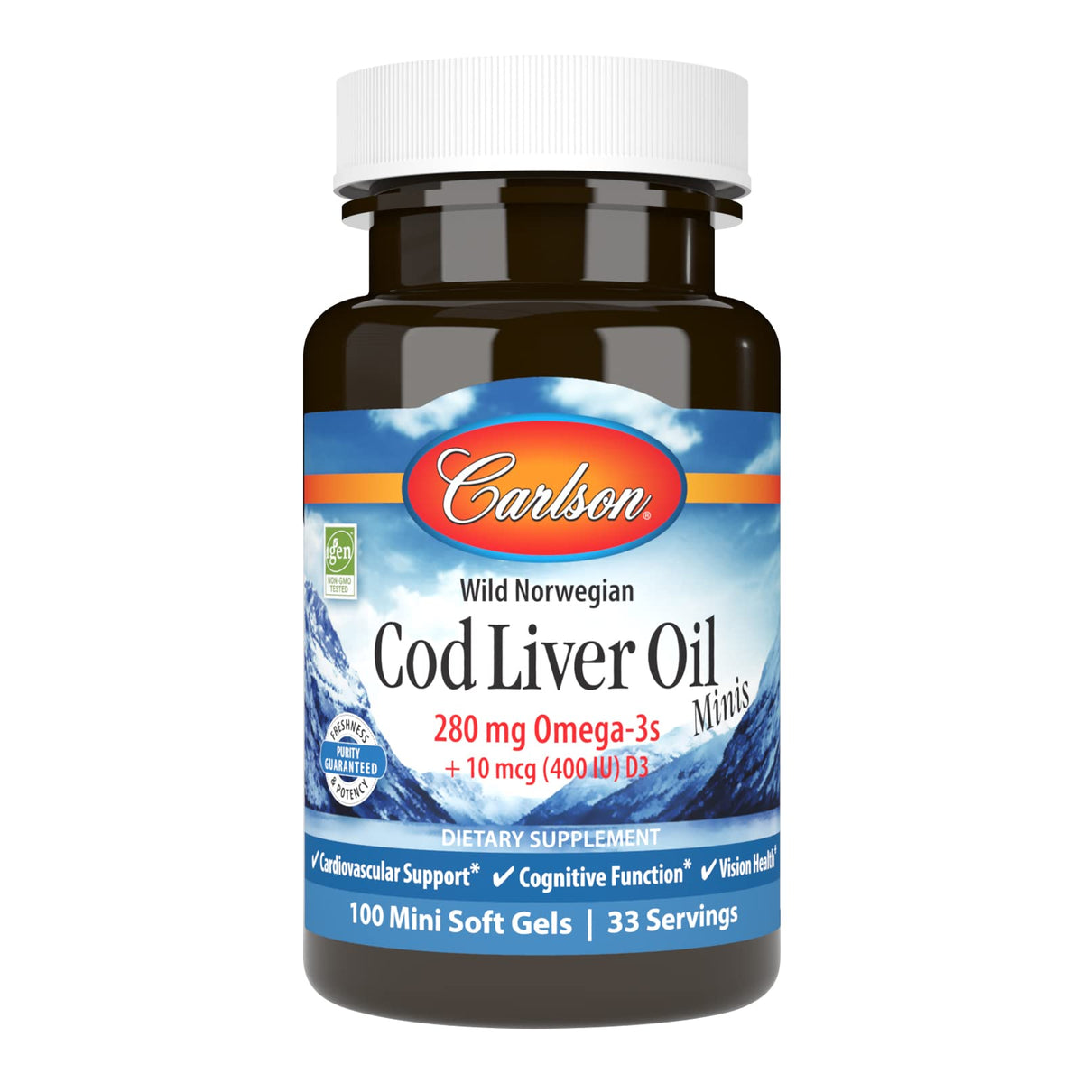 Carlson cod liver oil softgels