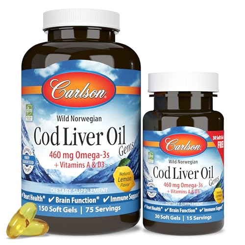 Carlson cod liver oil softgels