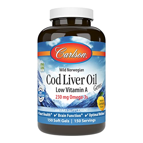 Carlson cod liver oil softgels