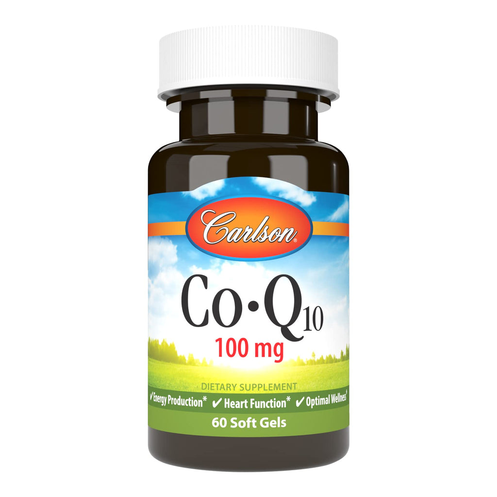Carlson CoQ10 softgels for heart health