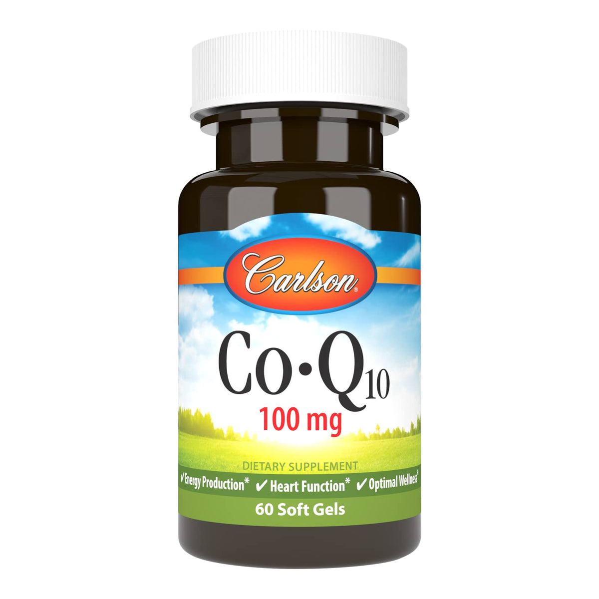 Carlson CoQ10 softgels for heart health