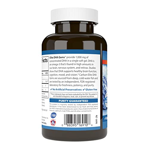 Carlson Elite DHA for daily wellness
